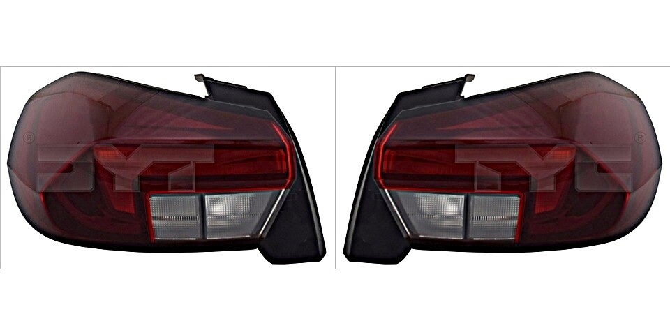 Rear Lights Pair TYC Fits OPEL Corsa F Hatchback Van 19- 9829317280 ...
