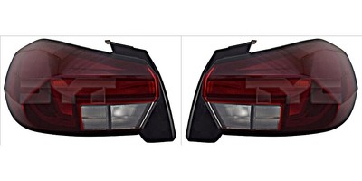 Rear Lights Pair TYC Fits OPEL Corsa F Hatchback Van 19- 9829317280 ...