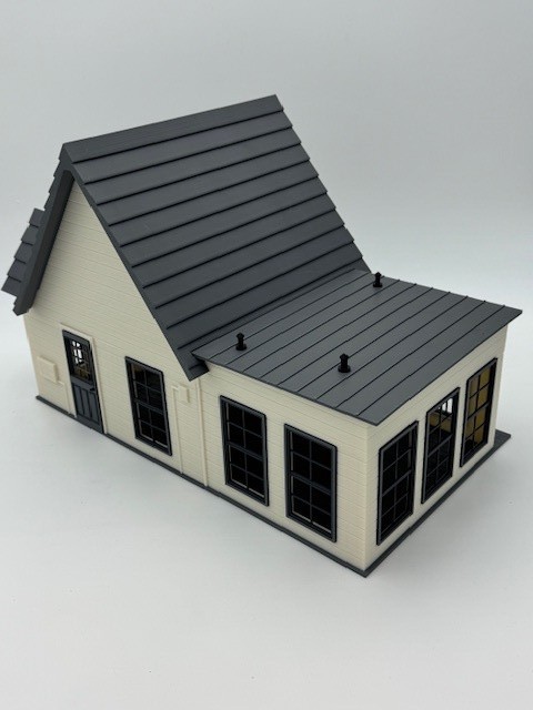 Diner Shakeys Pizza, Restaurant, G Scale, 1:22.5 Railroad Building, Red ...