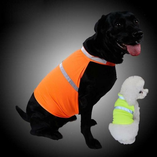 Tradie Fluro Reflective Dog Vest Clothes Hi Vis Fun Hunting Safety Gear ...