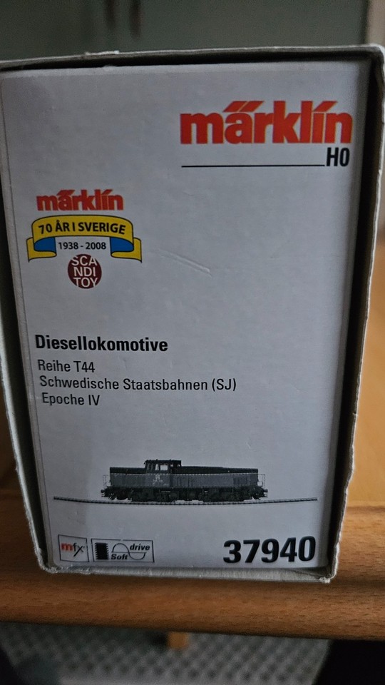 Märklin h0 diesellok T44 Art.Nr. 37940 Originalverpackung nicht ...