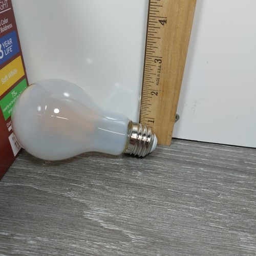 GE Relax 75-Watt EQ A19 Soft White Dimmable LED Light Bulb (2-Pack ...