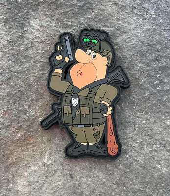 2A Flintstones: Tactical Fred PVC Morale Patch | eBay