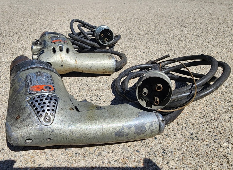 Vintage Black & Decker 3/8" Heavy-Duty Holgun & Scru DRILL- CORDED ...