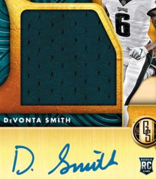 2021 Panini Gold Standard Devonta Smith Rookie Patch Autograph Digital ...