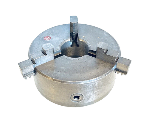 ROHM 10" 3-JAW LATHE CHUCK D1-8 Mt; 3T-Slot; 6-Cam Lock Holes V.GOOD ...