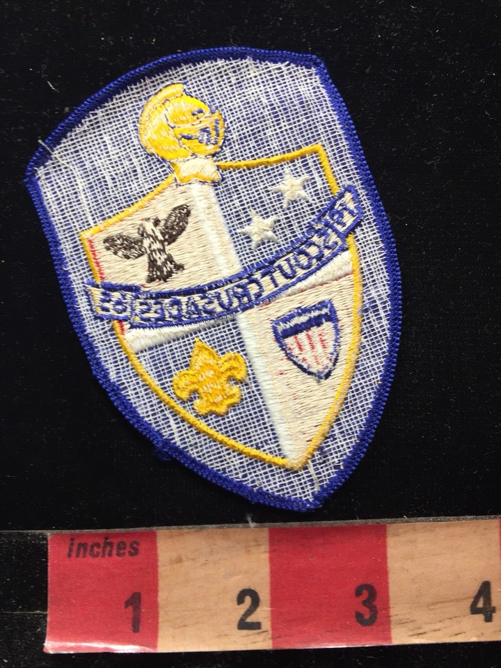 Vintage 1965 SCOUT CRUSADES Boy Scouts Shield Patch 86N6 | eBay