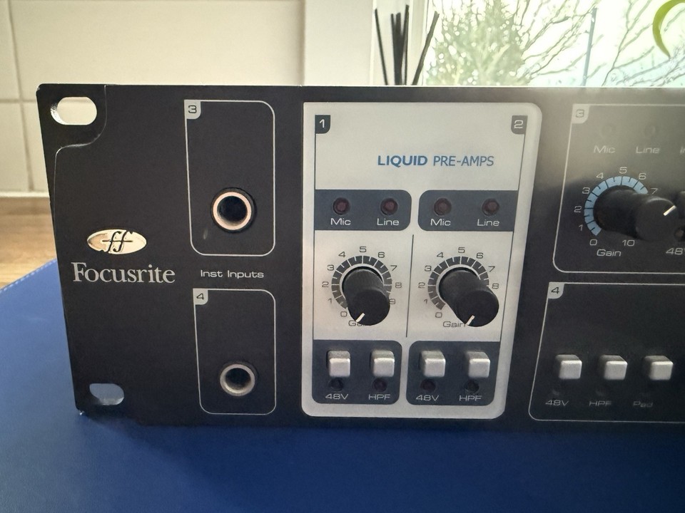 Focusrite Liquid Saffire 56 Firewire Audio Interface ADAT/SPDIF in/Out ...