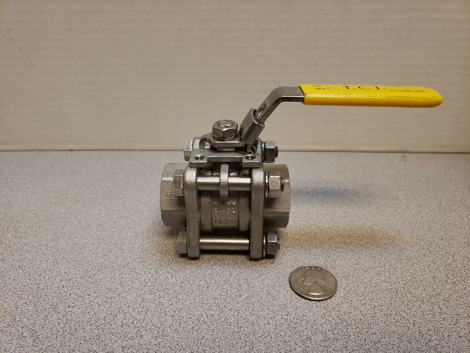TCI TC-03K/S Stainless Steel Socket Weld Ball Valve ( 3/4" ) 1000 WOG ...