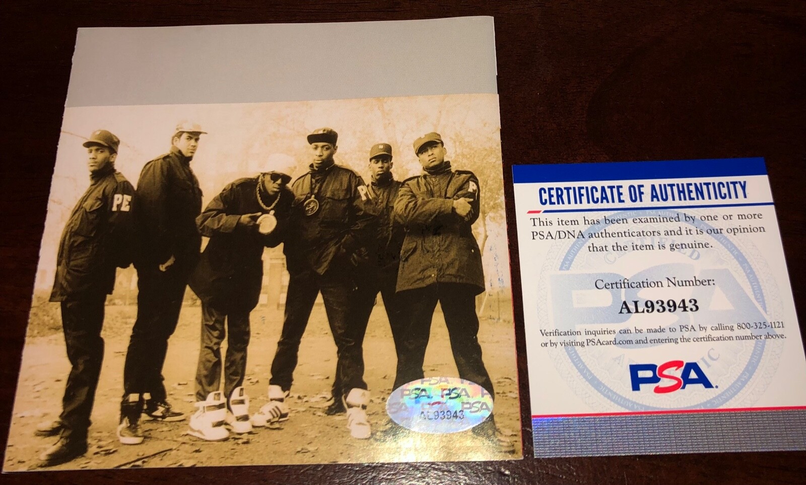 Chuck D Public Enemy Greatest Hits Signed Autographed CD Cover PSA RARE ...