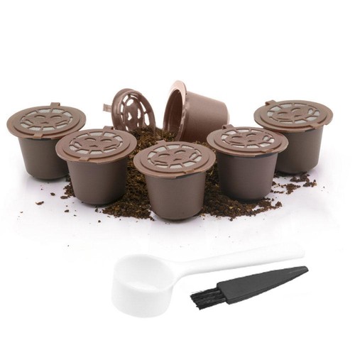 4X Refillable Coffee Capsule Cup Reusable Filter For Nespresso HOT- | eBay