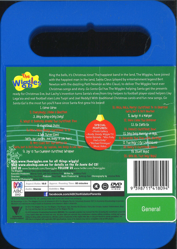504 NEW SEALED DVD Region 4 GO SANTA GO THE WIGGLES | eBay