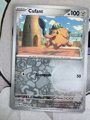 Cufant Reverse Holo English Pokemon TCG BKBO158 | eBay