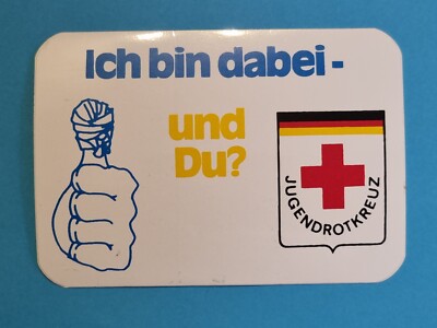 Sticker Aufkleber Jugend Rot Kreuz - JRK - Ich bin dabei - und Du ...