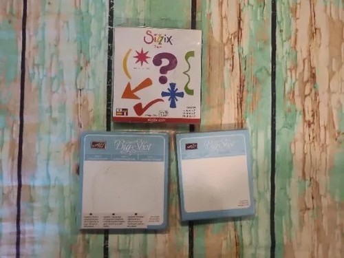 LOT of 3 Sizzix Bigz Die Scallop Envelope, Hearts And Brackets ...