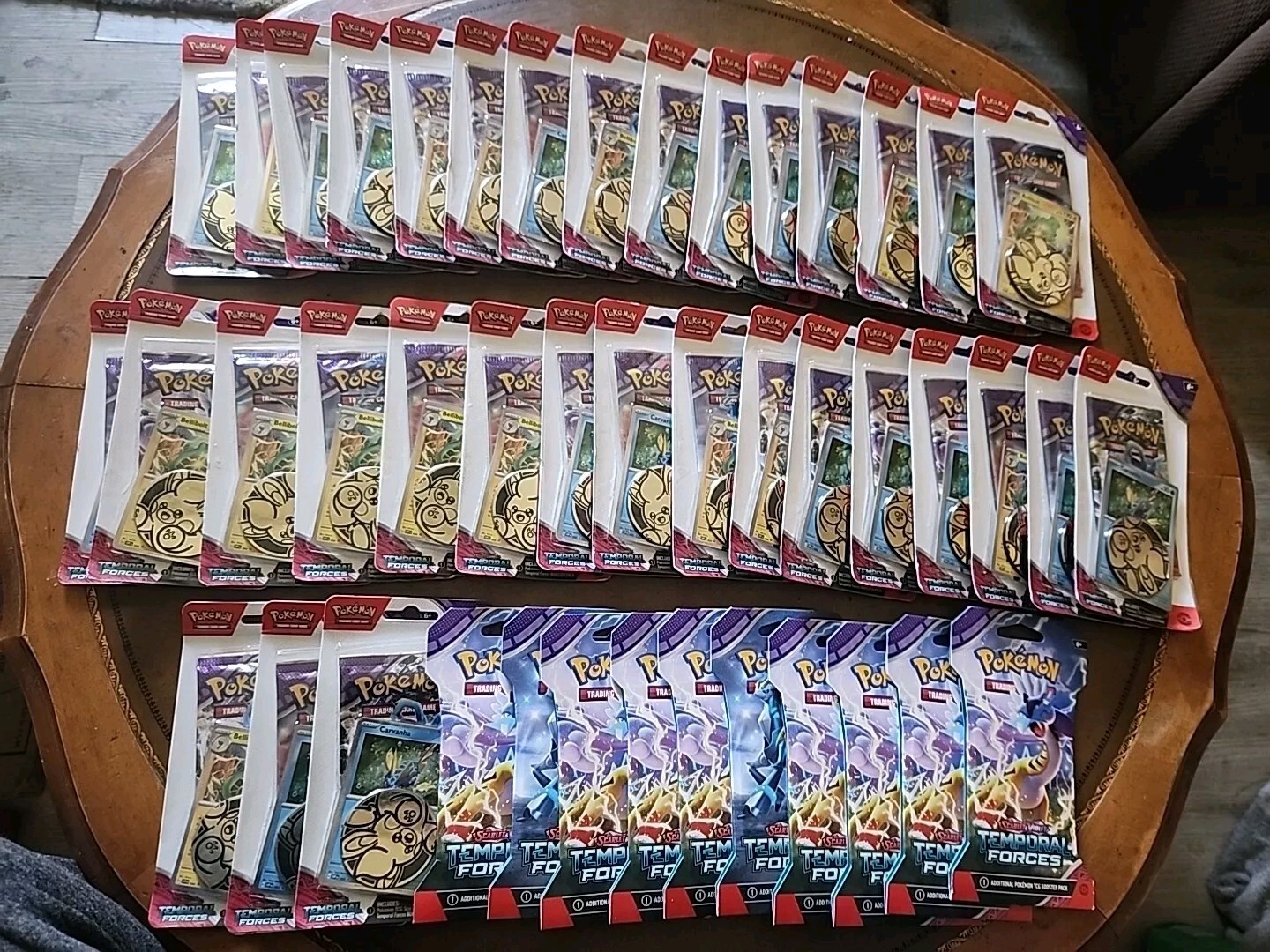 44 Pokemon Scarlet & Violet Temporal Forces Sleeved Booster Packs Lot ...