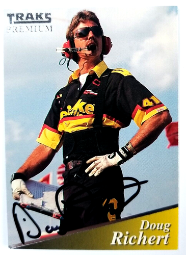 Doug Richert 1994 Traks #179 Nascar Racing Autographed Card | eBay