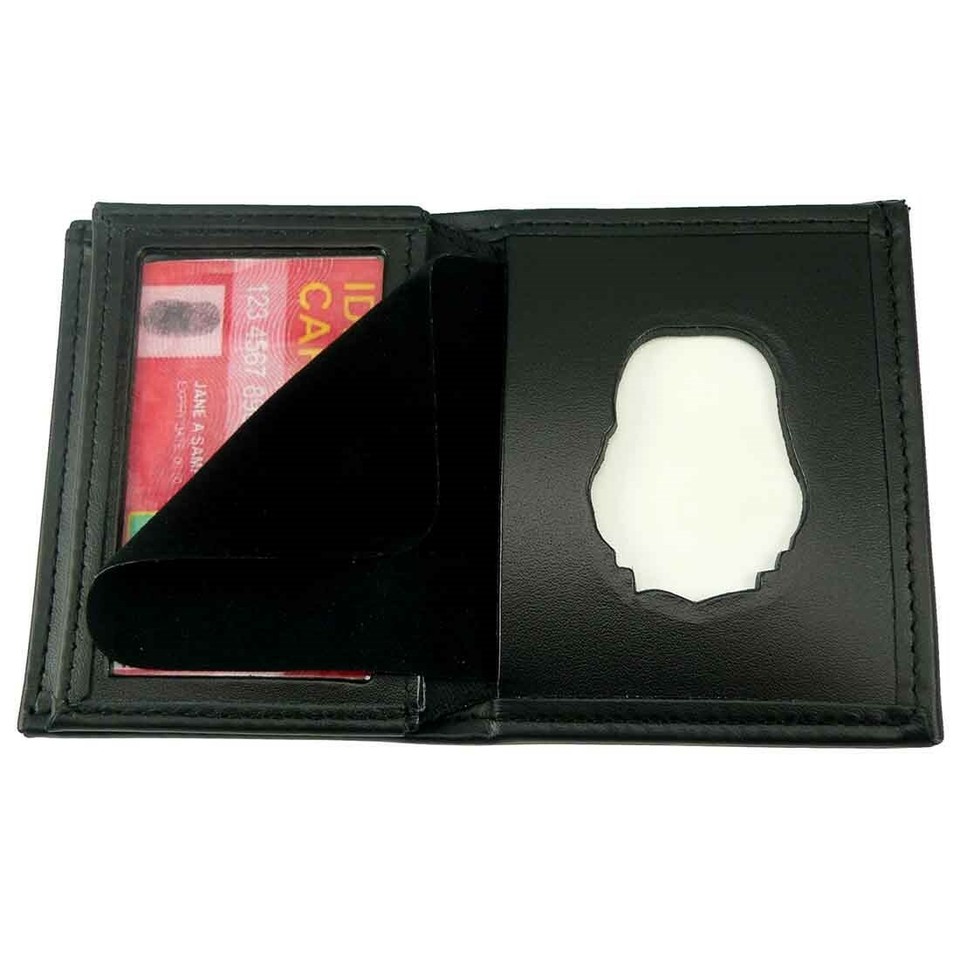 Perfect Fit Custom Badge Wallet Police Corrections Bifold Leather Many ...