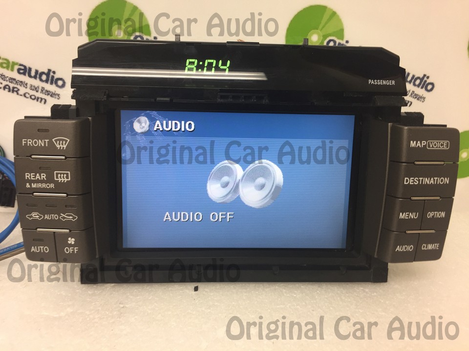 Lexus LS430 Navigation GPS System Information Display Screen Monitor ...