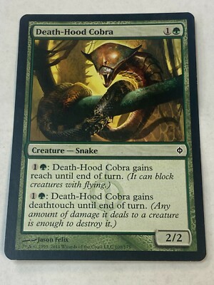 Death-Hood Cobra - Magic the Gathering MTG New Phyrexia Single | eBay