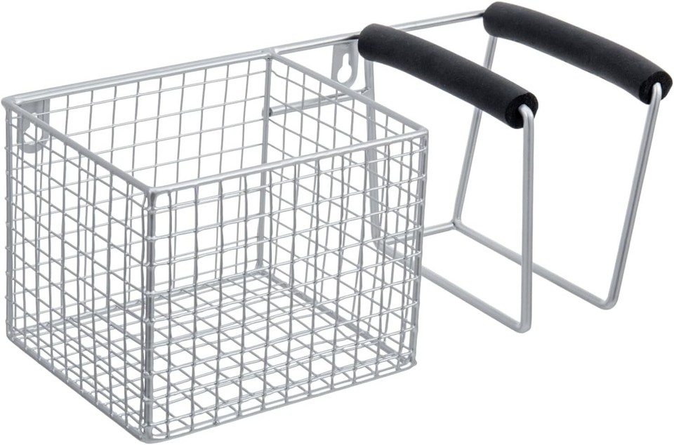 Wall Mounted Silver Metal Table Tennis Pickleball Paddle Rack and Ball ...