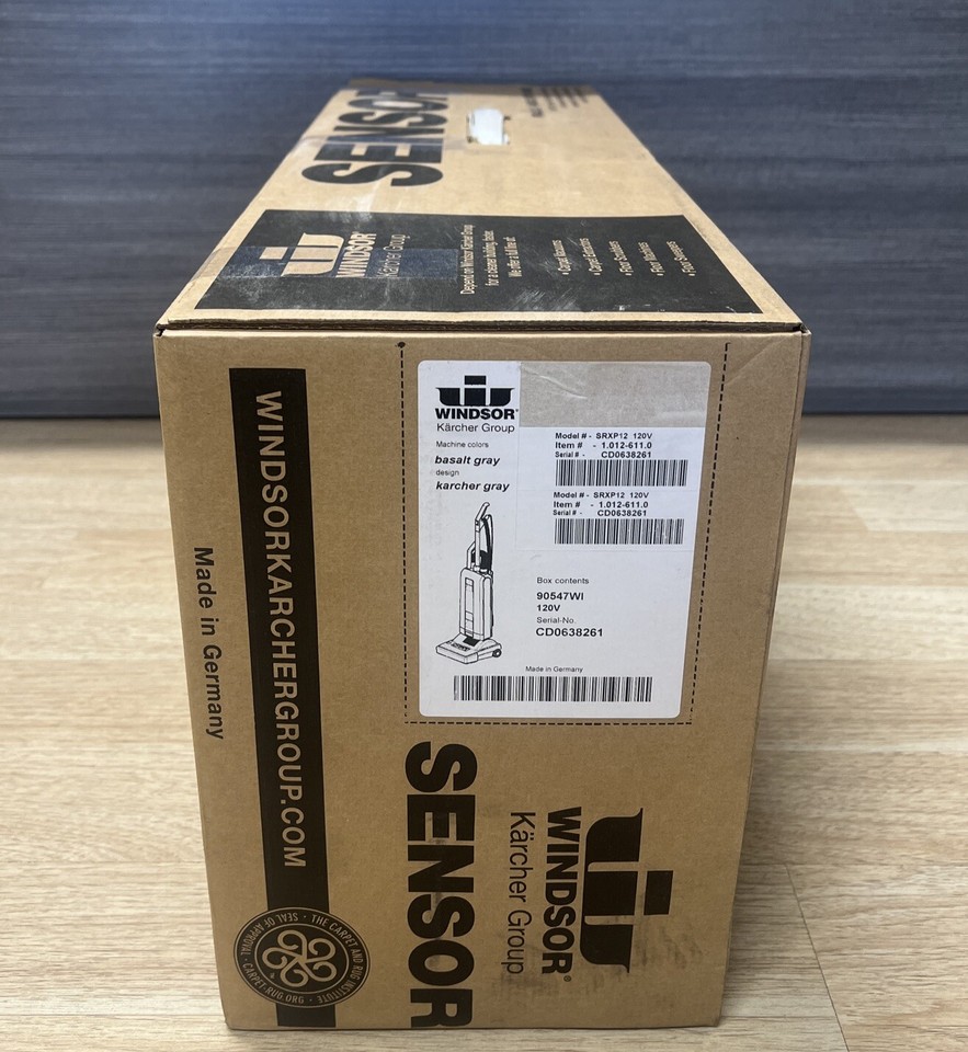 Windsor Sensor XP 12 Commercial Upright Vacuum Cleaner #1.012-611.0 ...