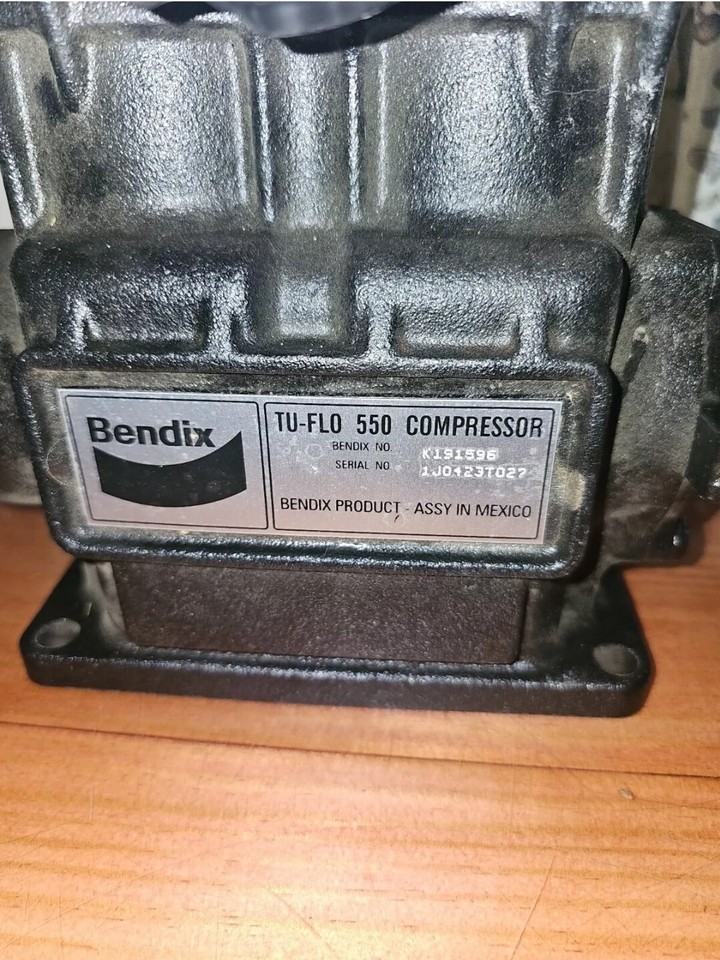 Genuine OEM Bendix TU-FLO 550 Air Brake Compressor K191596 | eBay