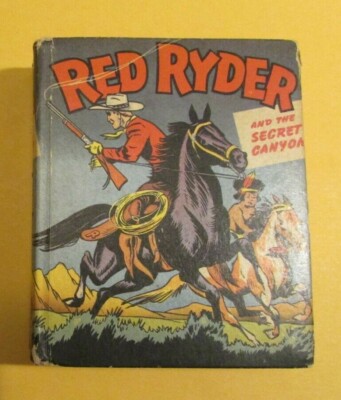 1948 RED RYDER and the Secret Canyon VG+ 4.5 Whitman Big Little Book ...