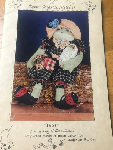 Vintage 1996 Babs Frog Holler Collection Sewing Craft Pattern 18" Hat ...