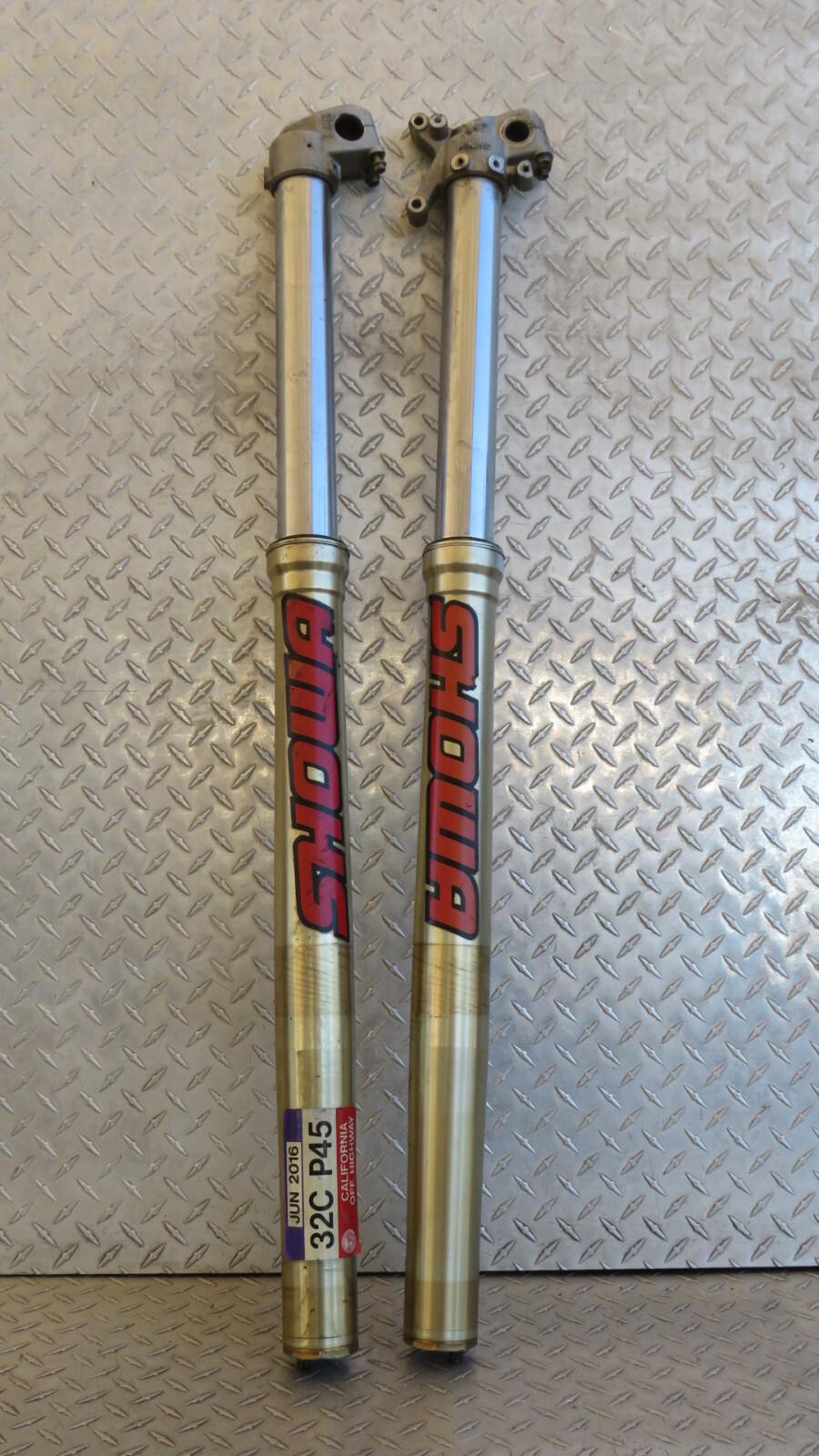 2004 04 HONDA CRF250R CRF 250R 250 FRONT SUSPENSION FORKS SET | eBay