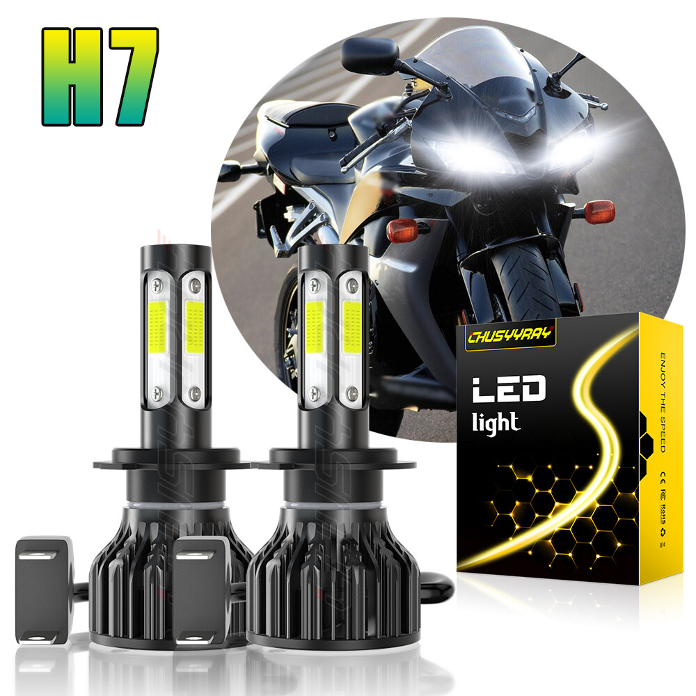 High Power HID LED Headlight H7 Bulb for Honda Goldwing 1800 F6B 2001 ...