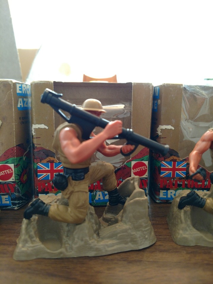 1975 Mattel Heroes in Action Vintage Army Soldiers Lot 5 of Rare ...