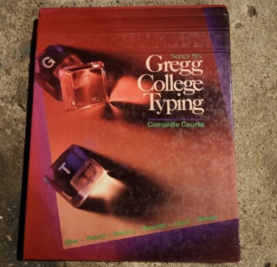 GREGG COLLEGE TYPING - SERIES SIX - COMPLETE COURSE By Ober/poland/et ...