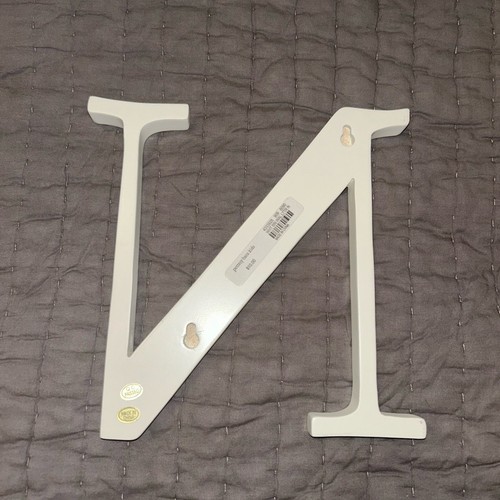 Pottery Barn Kids Uppercase Letter Initial S Ivory White Hanging | eBay