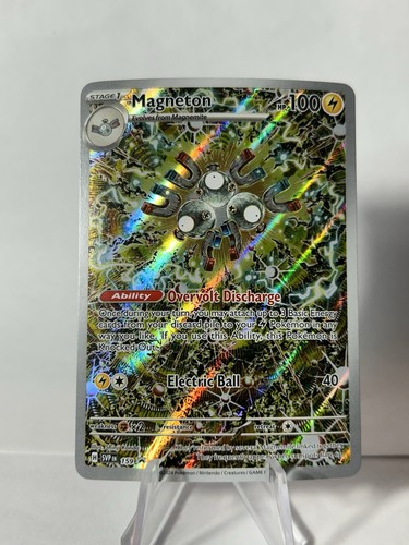 Pokemon Card TCG - Magneton SVP 159 Black Star Promo Surging Sparks ...