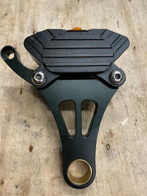 Black 4 Piston Brake Caliper Harley Custom Springer Dna Spring fork ...