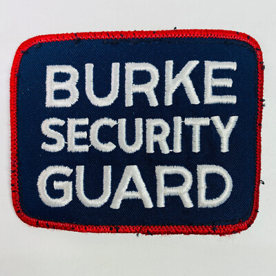 Burke Security Guard Patch D2 | eBay