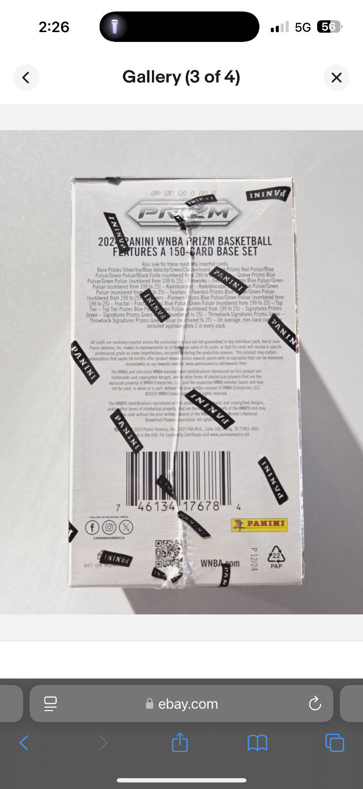 2024 Panini Prizm WNBA SEALED BLASTER CASE PRESALE🏀CAITLIN CLARK ROOKIE ...