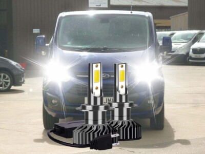2PC H7 LED Headlight Bulbs 11000LM Canbus Low Beam FOR Ford Transit ...