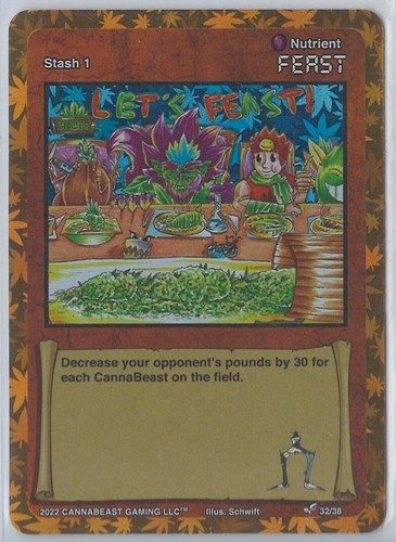CannaBeast TCG Winter Blazed Feast Holo Card #32/38 CCG | eBay