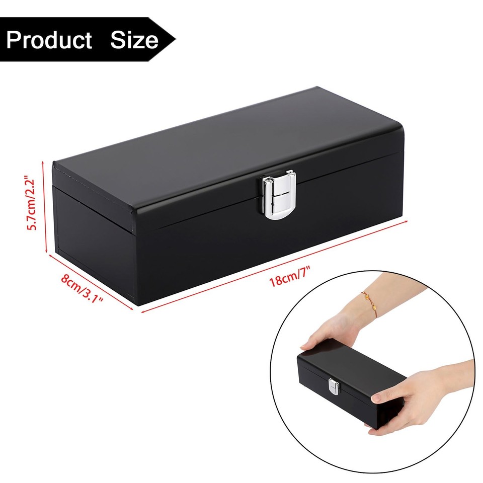 Acrylic Lockable Cash Box, Cash Organizer, Single Row Currency Tray ...
