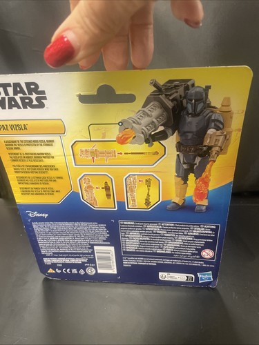 Star Wars: The Mandalorian Paz Vizsla 6" Action Figure Jet pack rocket ...