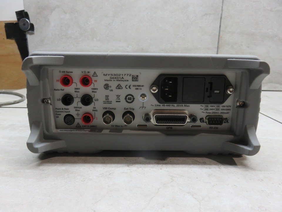 Keysight 34401A 6.5 Digit Bench Digital Multimeter | eBay