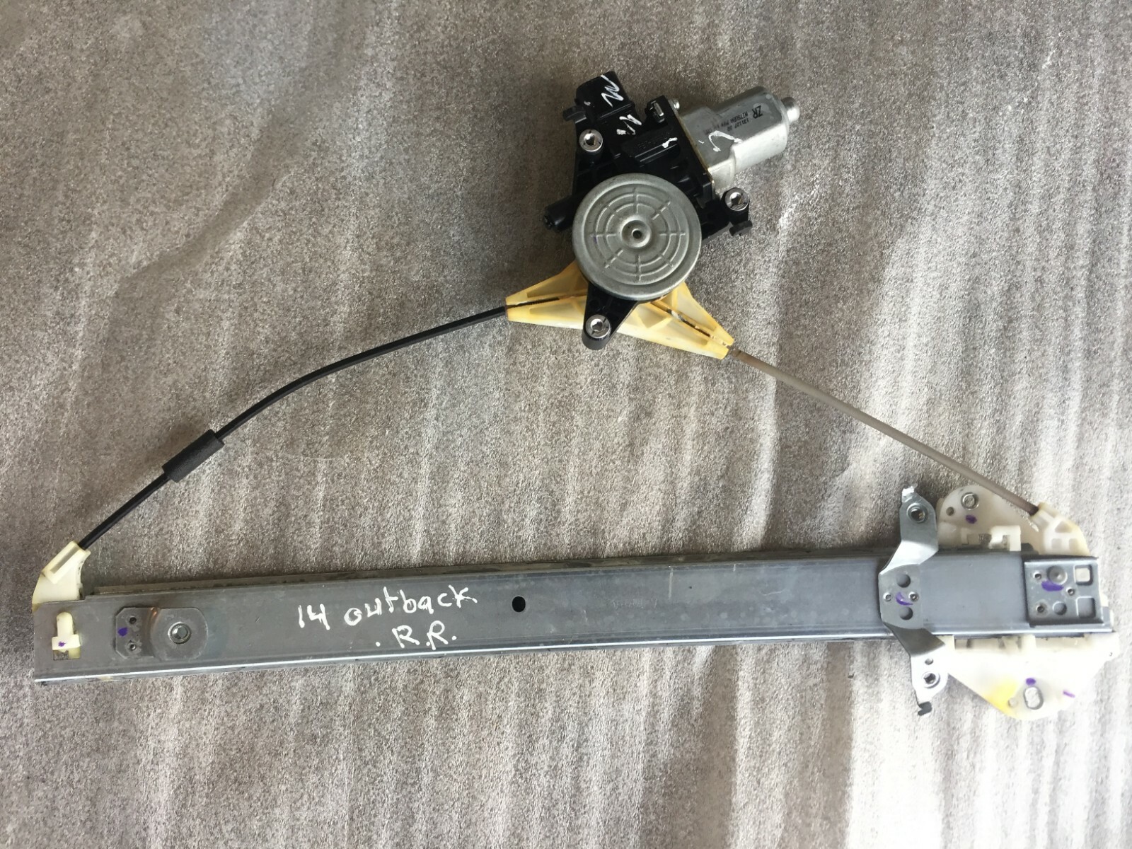 2010-2014 Subaru Outback 2.5L Rear Right Door Window Regulator W/Motor ...