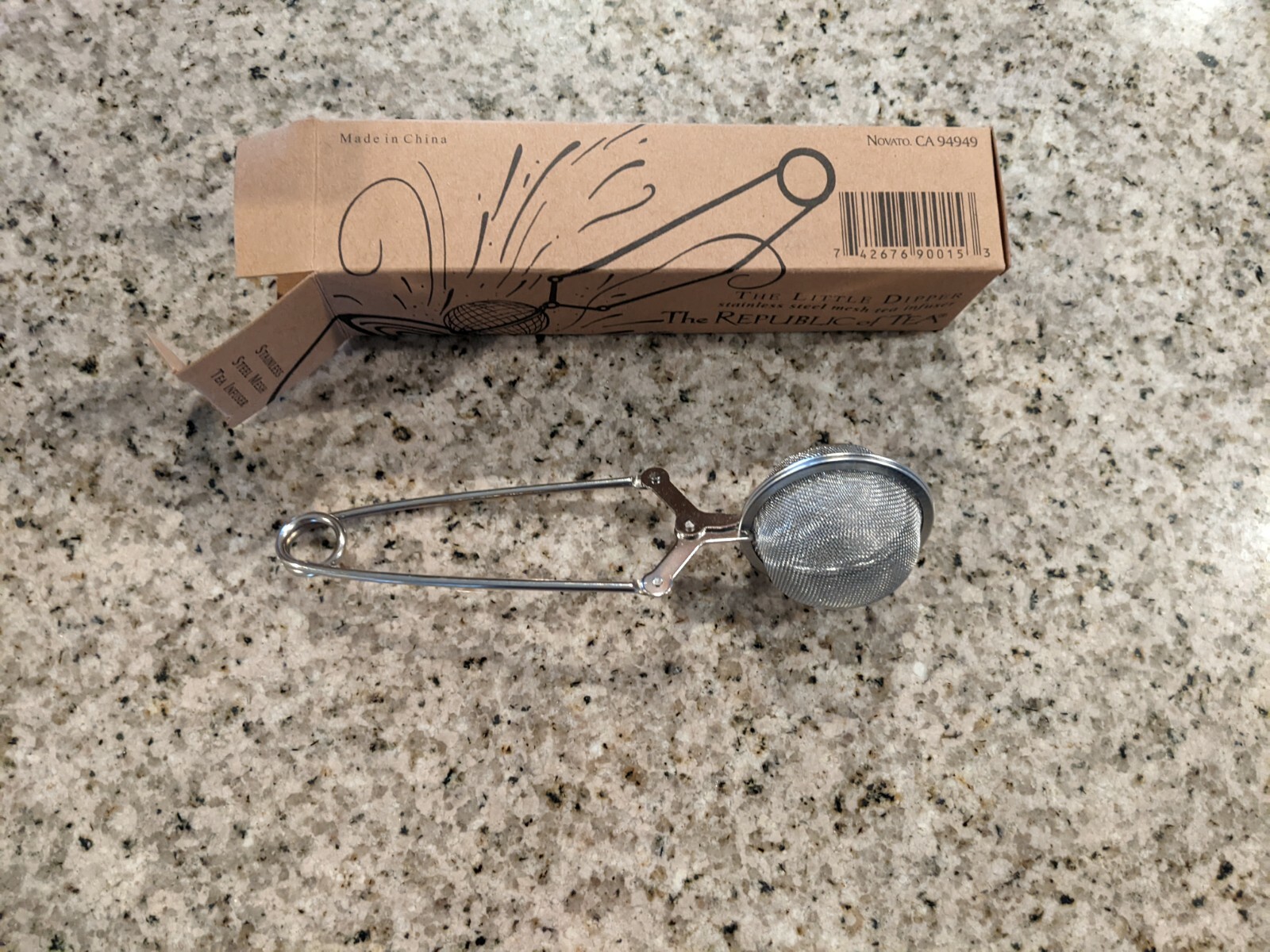 Republic of Tea The Little Dipper Stainless Steel Mesh Tea Infuser for ...