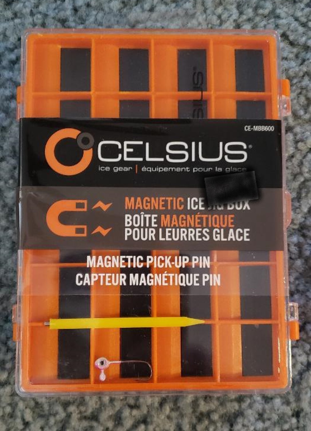 CELSIUS Magnetic Ice Jig Box with Magnetic Pick up pin CE-MBB600 | eBay