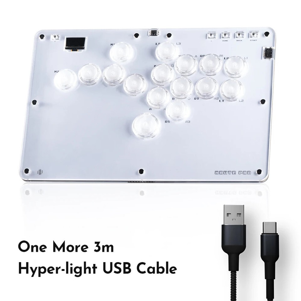 Joystick Arcade Control Button Rim leverless Arcade Stick Controller ...