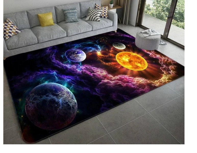Planets Solar System Rug