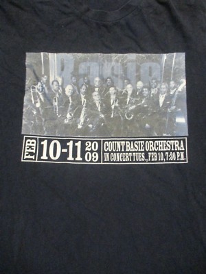 M black 2009 COUNT BASIE ORCHESTRA CASPER COLLEGE t-shirt by ANVIL | eBay
