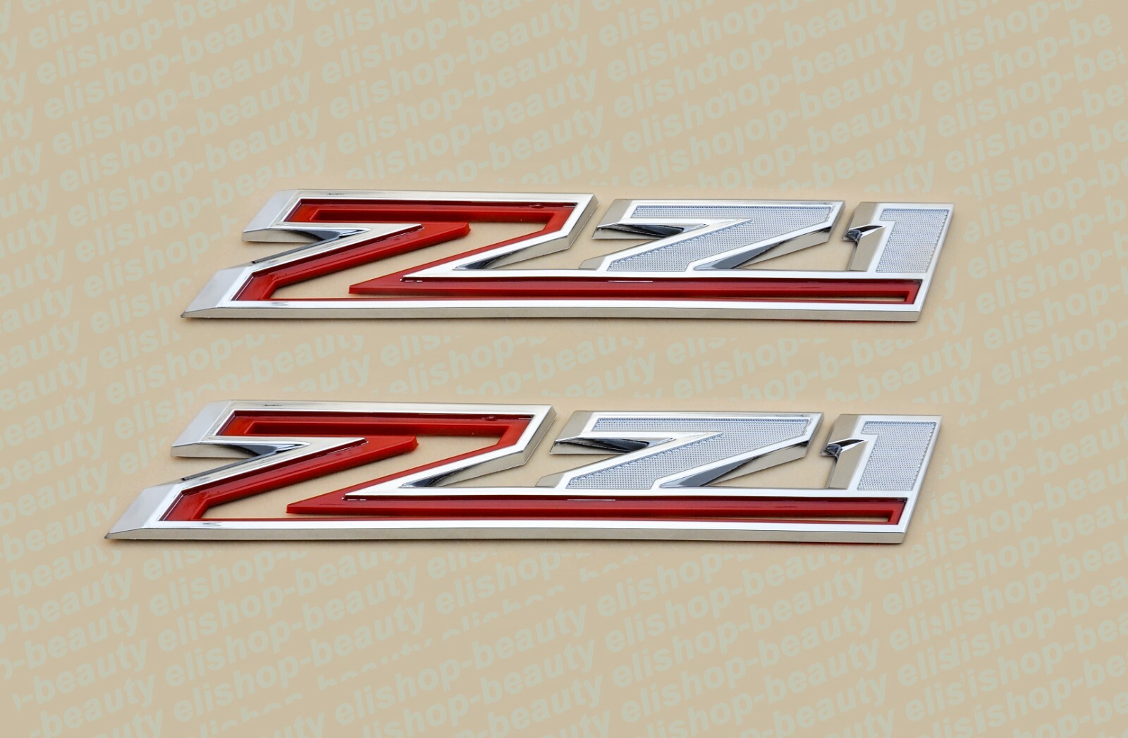 2PCS Chrome 2019-2023 Chevrolet Silverado Z71 Emblem Badge 84632695 ...